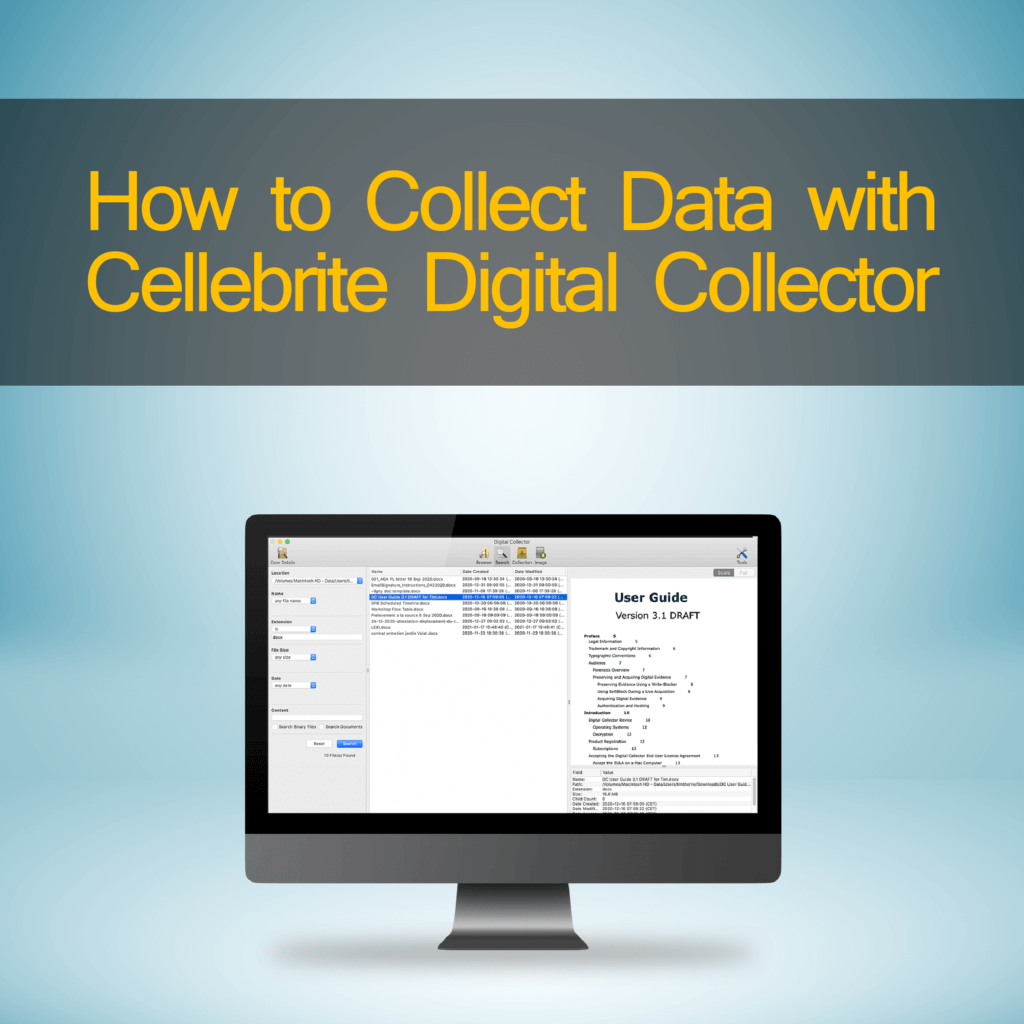 How to Collect Data with Cellebrite Digital Collector – Pelorus ...